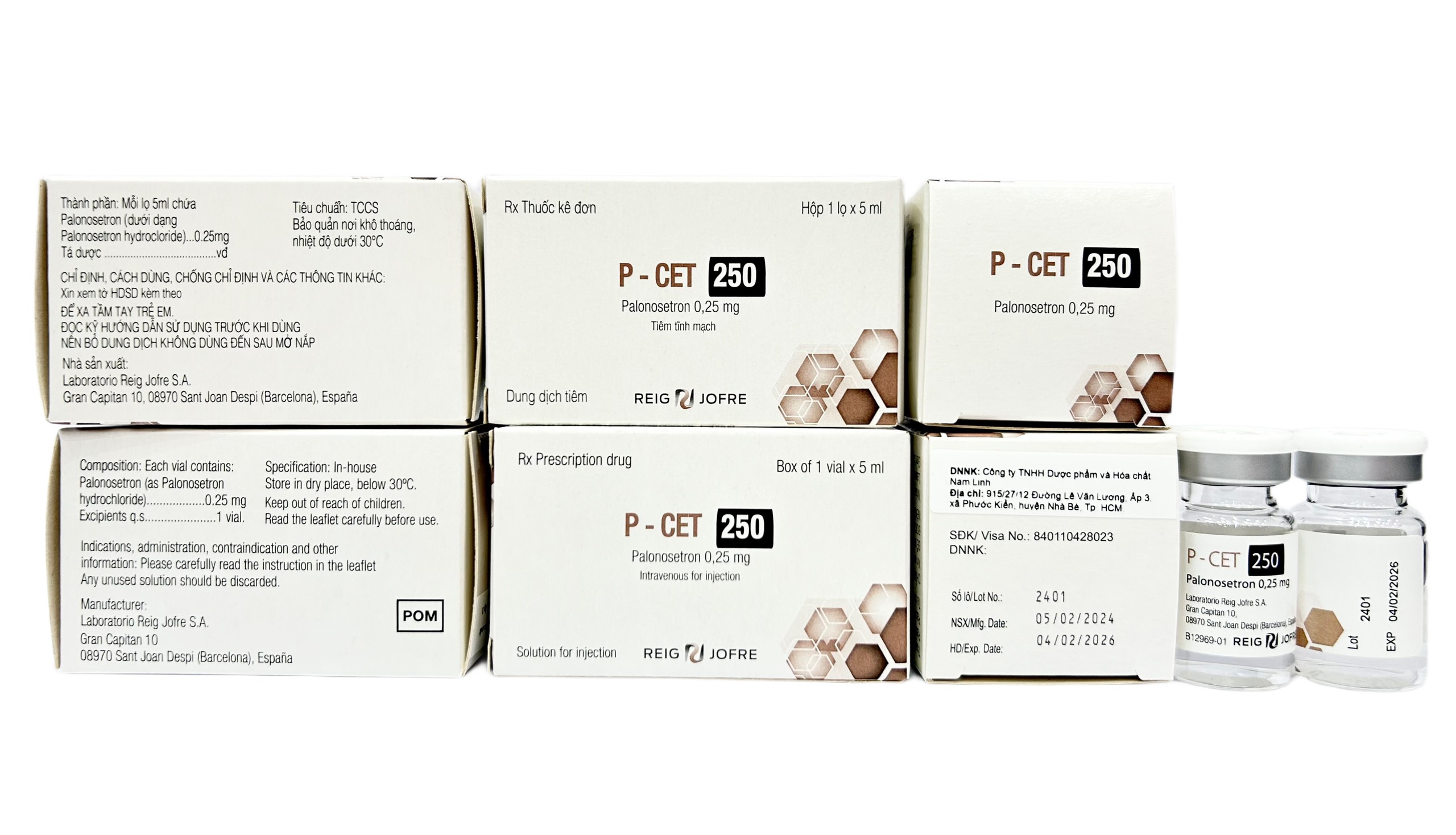 P-CET 250 – NAMLINH PHARMA
